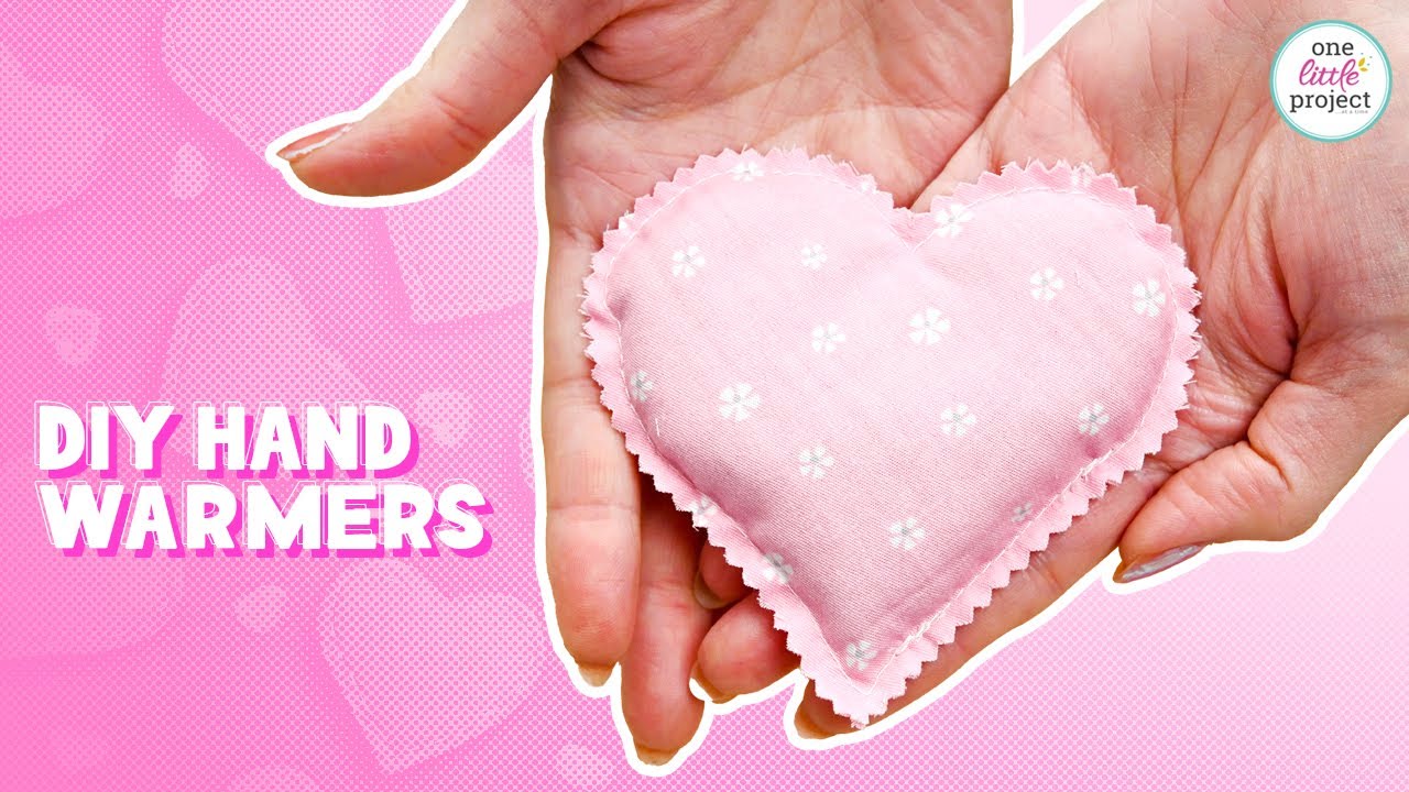 DIY Hand Warmers | How to Make Heart Hand Warmers - YouTube