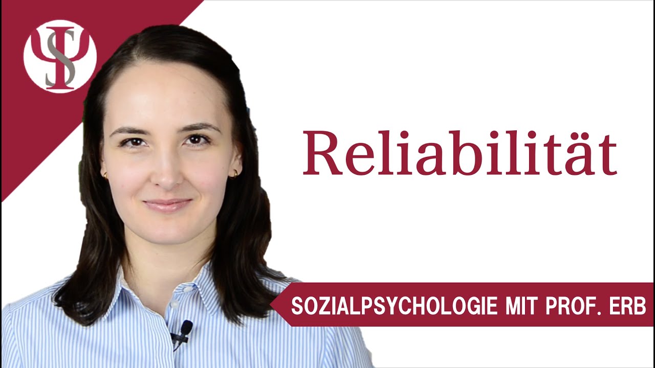 Reliabilität | Psychologie mit Prof. Erb - YouTube