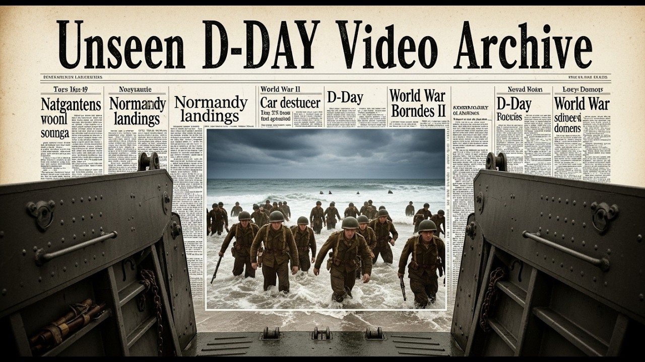 Unseen Archival Video of D-Day | Normandy Brought to Life with AI ...