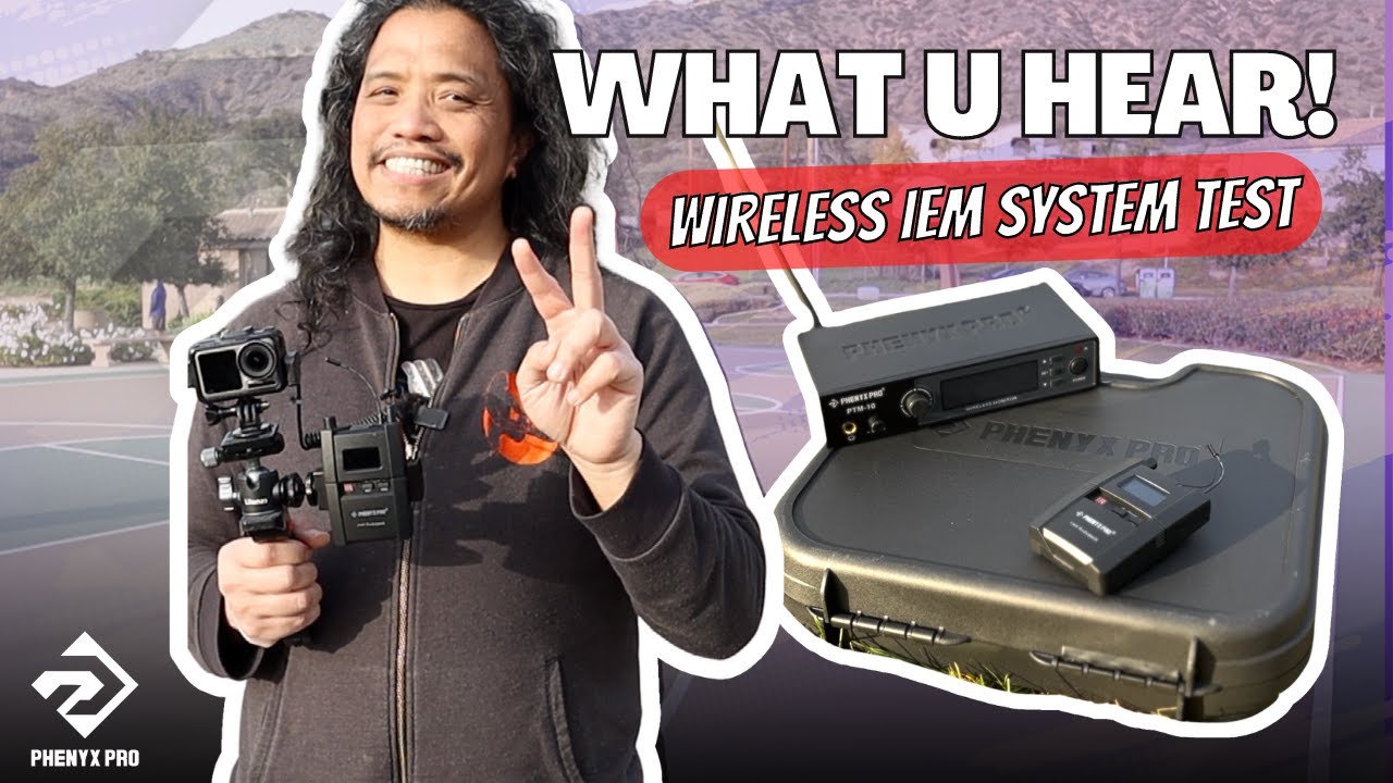 WHAT U HEAR in a Wireless IEM! Phenyx Pro PTM 10 Sounds like and Range ...