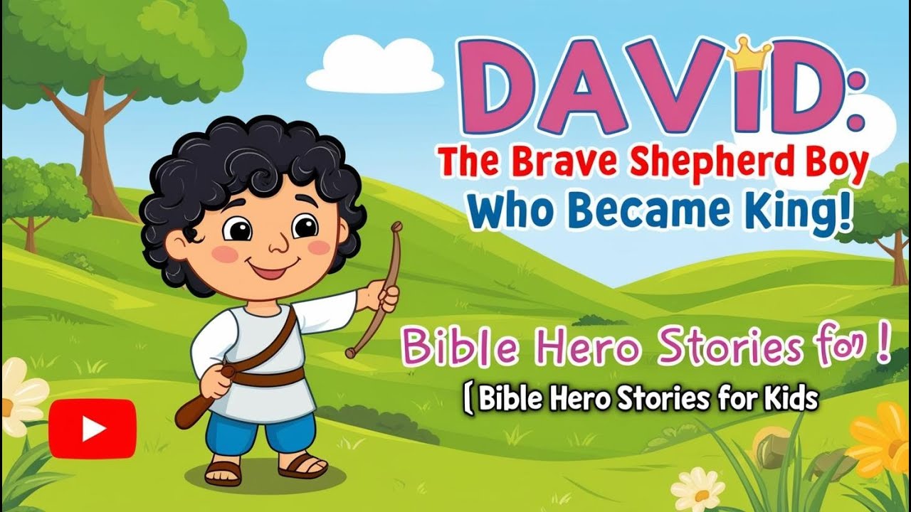 "David: The Brave Shepherd Boy Who Became King! 🦁 | Bible Hero Stories ...