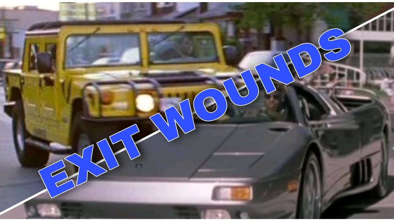 Hummer 1998 / Lamborghini Diablo VT Roadster 1999 [Exit Wounds] - YouTube