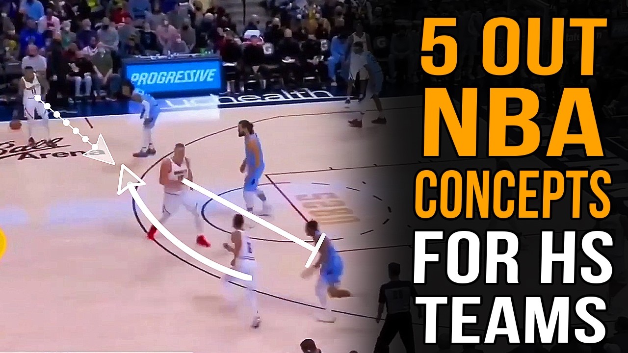5 Out Offense - NBA Concepts For High School & College Teams - YouTube