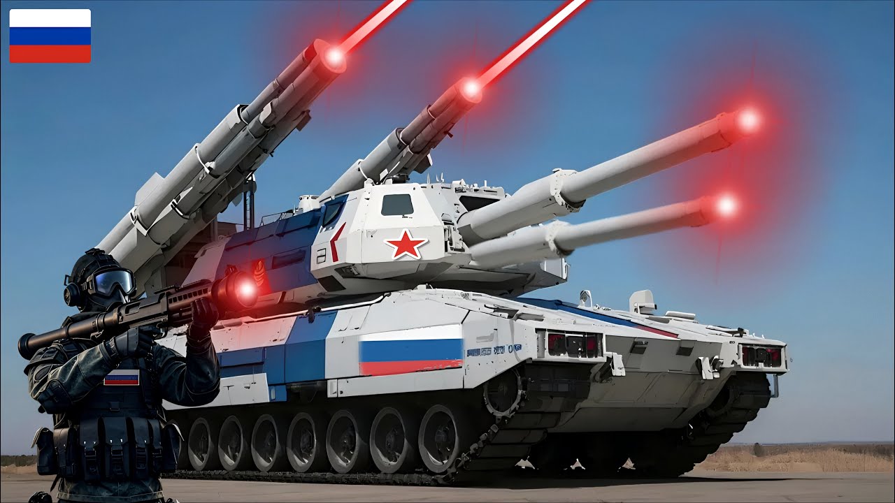 Shock the world! Russia's latest super-advanced laser tank bombards ...