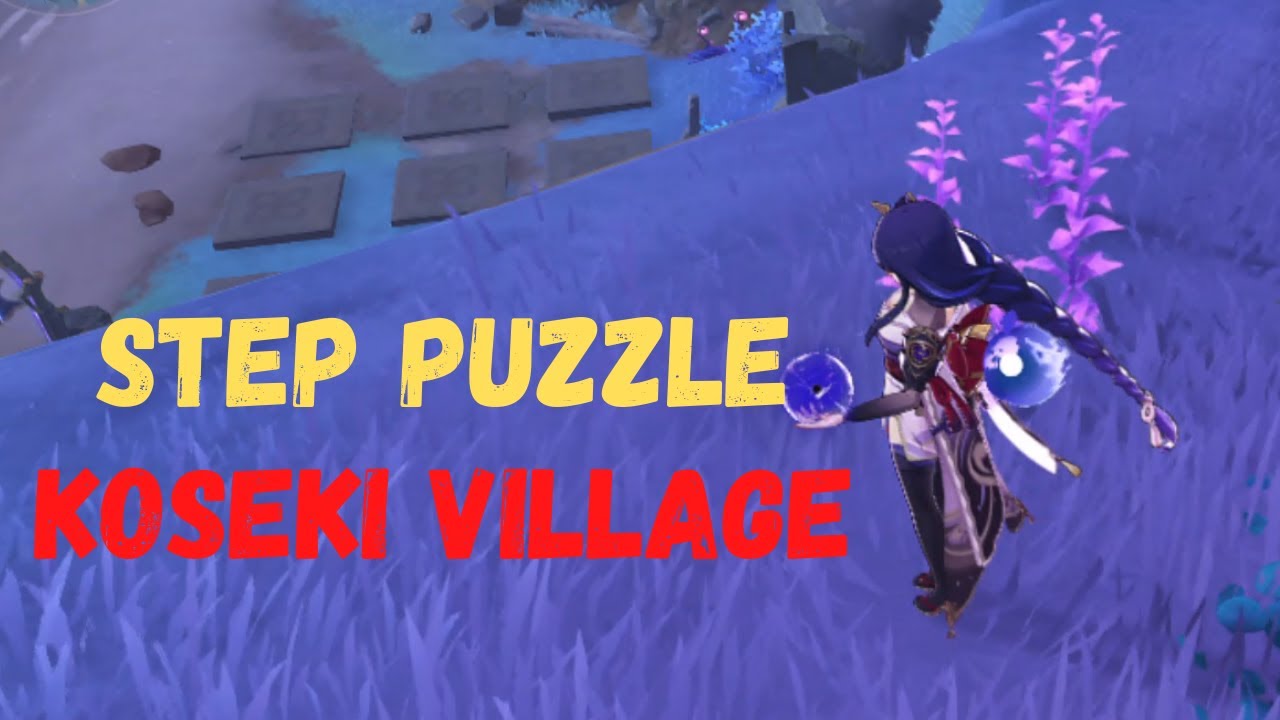 How to Solve Step Puzzle in Koseki Village Seirai Island | Genshin ...