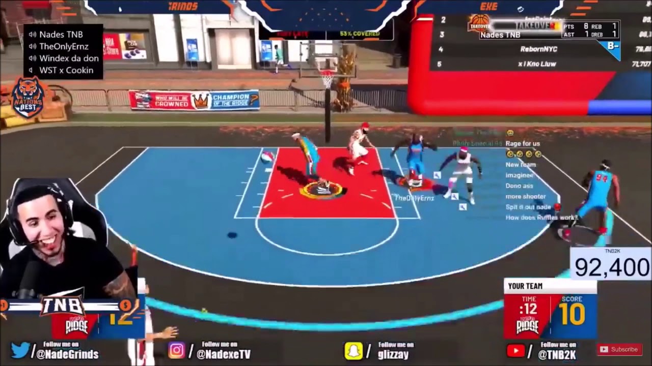 😂🤣NADEXE RAGES PLAYING WITH SCARED TEAMMATE!! 😂2K20 RAGE!! - YouTube