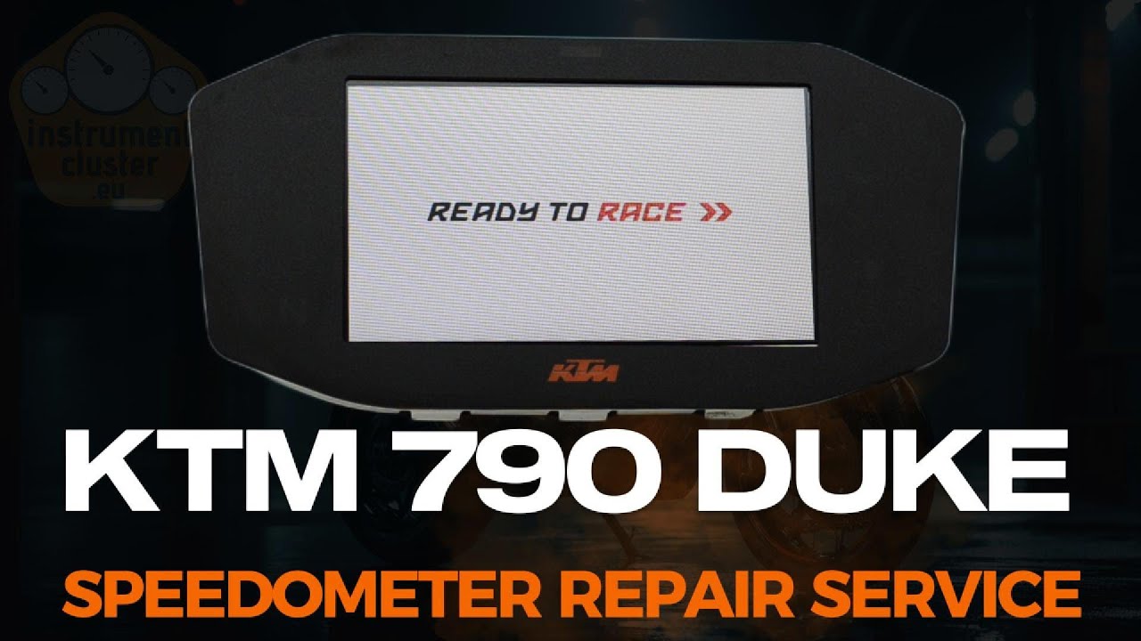 KTM 790 DUKE instrument cluster repair service - YouTube