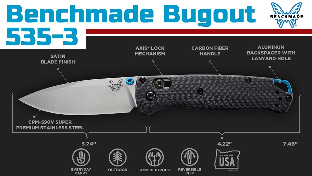 Special Edition Benchmade Bugout 535-3 * pocket knife (new for 2021 ...