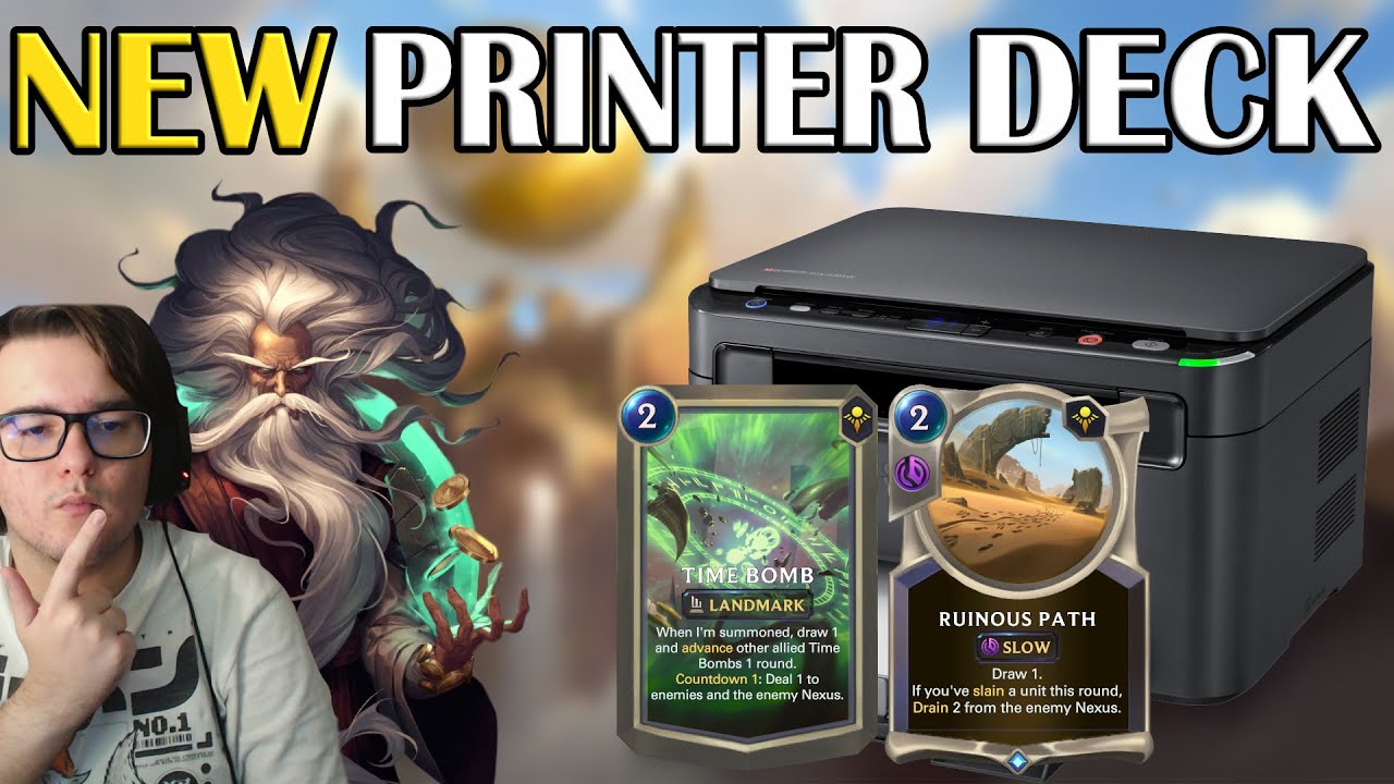 NEW TIMEBOMB PRINTER DECK in MASTERS - Legends of Runeterra (LOR) - YouTube