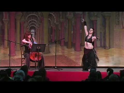 Asharah at Tribal Fest 2009, with Samantha Hegre on cello