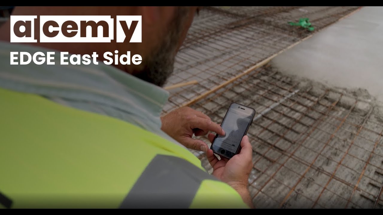 alcemy EDGE East Side Berlin low-carbon concrete pour - YouTube