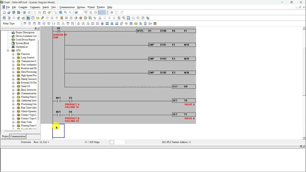 DELTA PLC [ AUTOMATIC SORTING MIXED PRODUCTS (WSFL) ] PROGRAMMING - YouTube