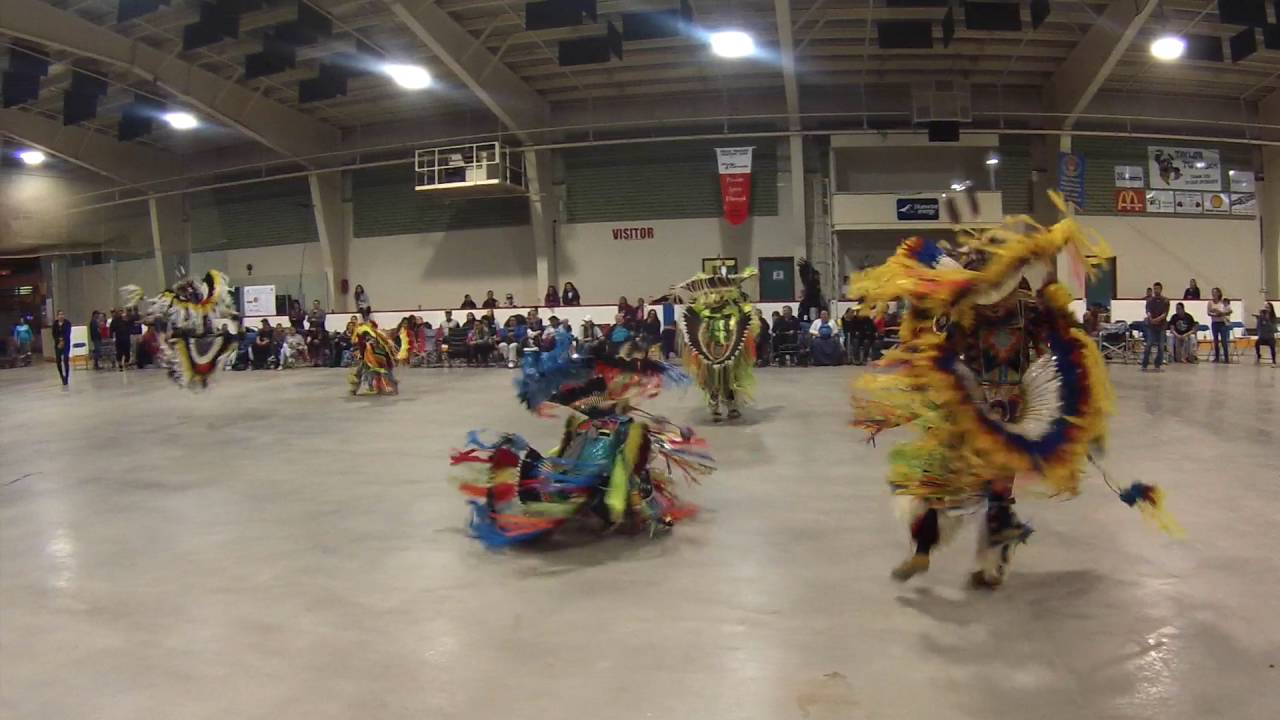 Mens Fancy Dance Song 2 Saturday @ Taylor BC Powwow 2016 - YouTube
