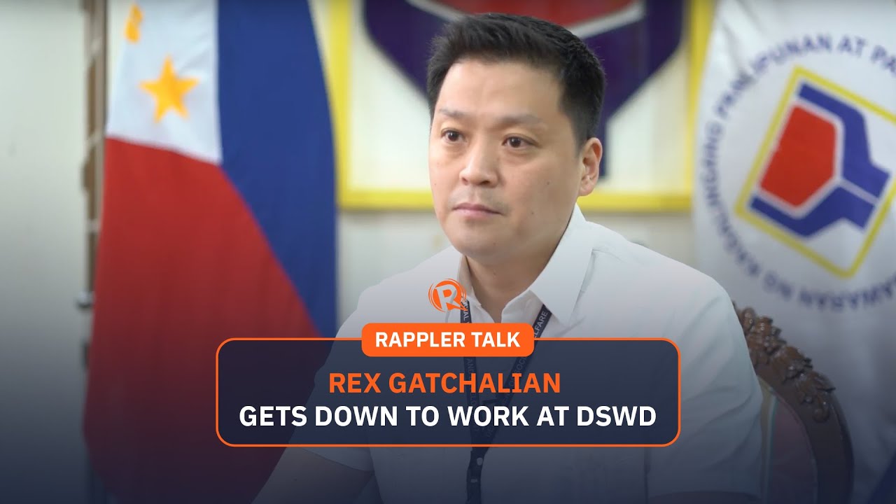 Rappler Talk: Rex Gatchalian gets down to work at DSWD - YouTube