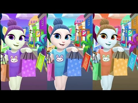 Angela City Shopping Cartoons Mobile Gameplay video - YouTube