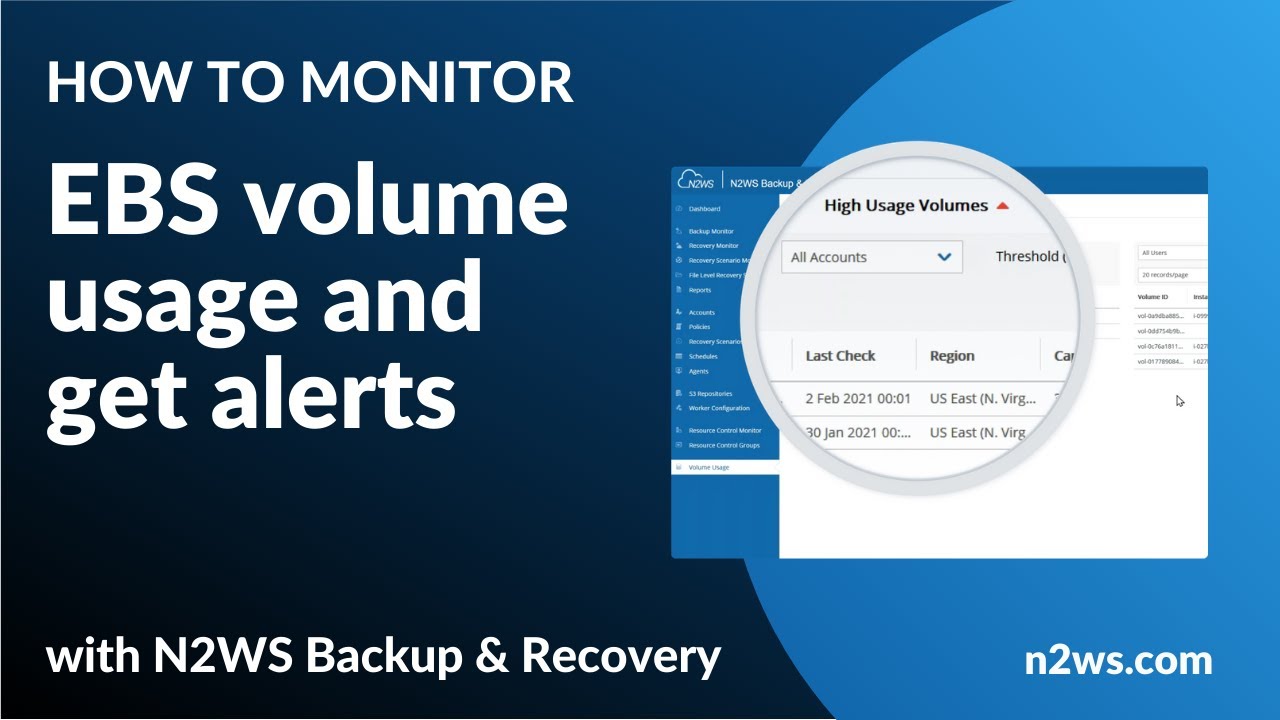 How to Monitor EBS Volume Usage (and get automatic alerts) - YouTube