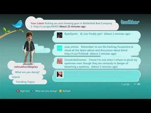 How to Activate Twitter on Xbox 360 - YouTube