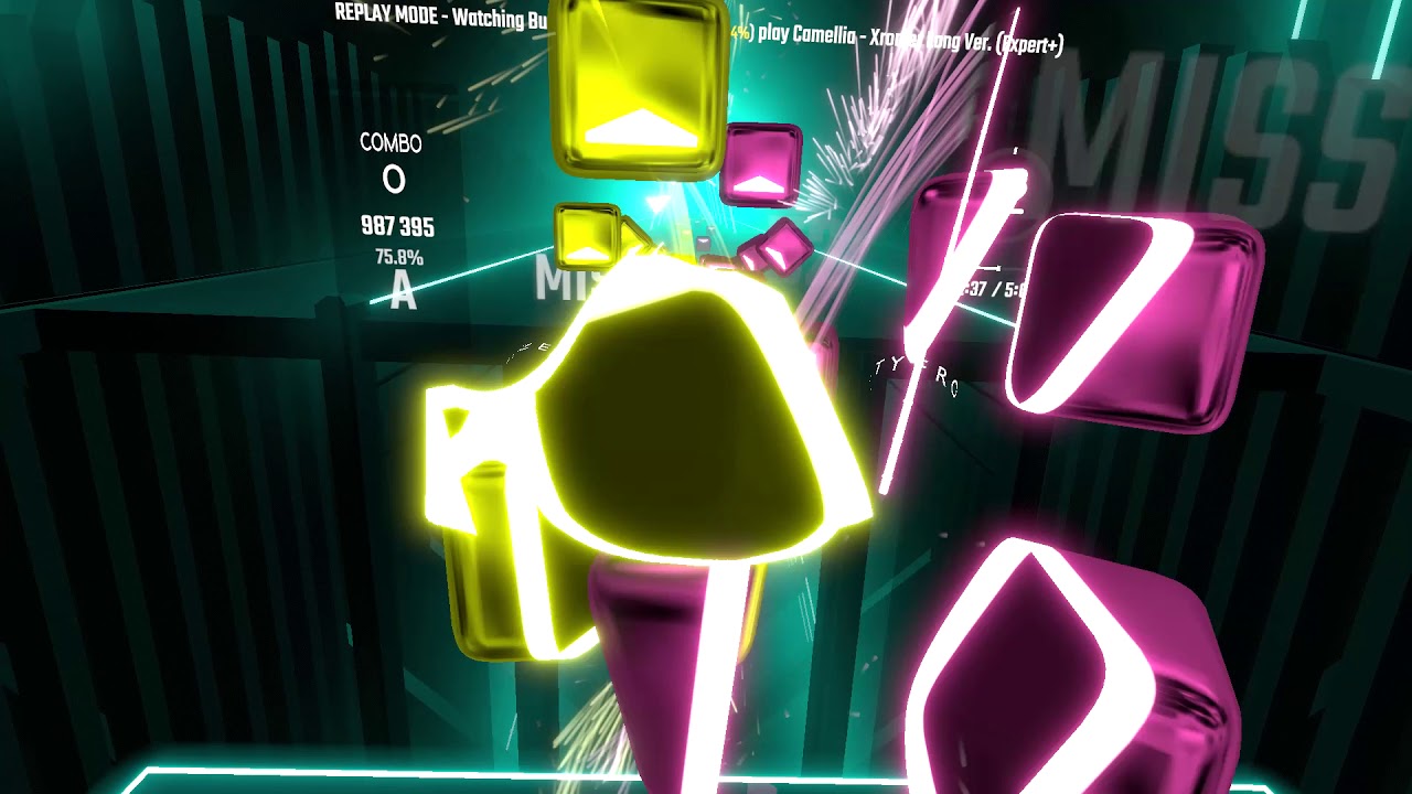Beat saber | Camellia - Xronier Long Ver | 5th pass 10$ bounty - YouTube