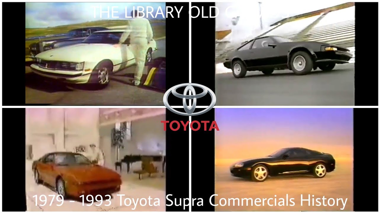 1979 - 1993 Toyota Supra Commercials History - YouTube