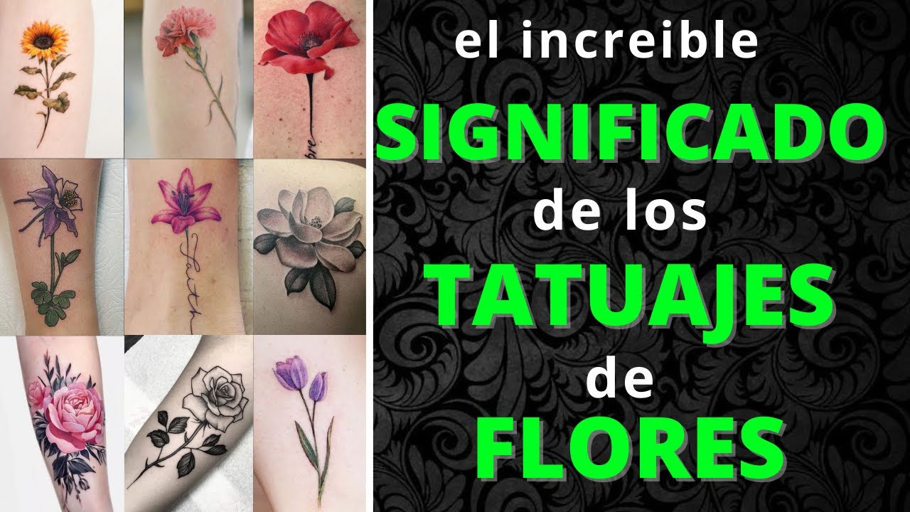 APRENDE a identificar que tipo de FLOR es la que te gustaría TATUARTE ...