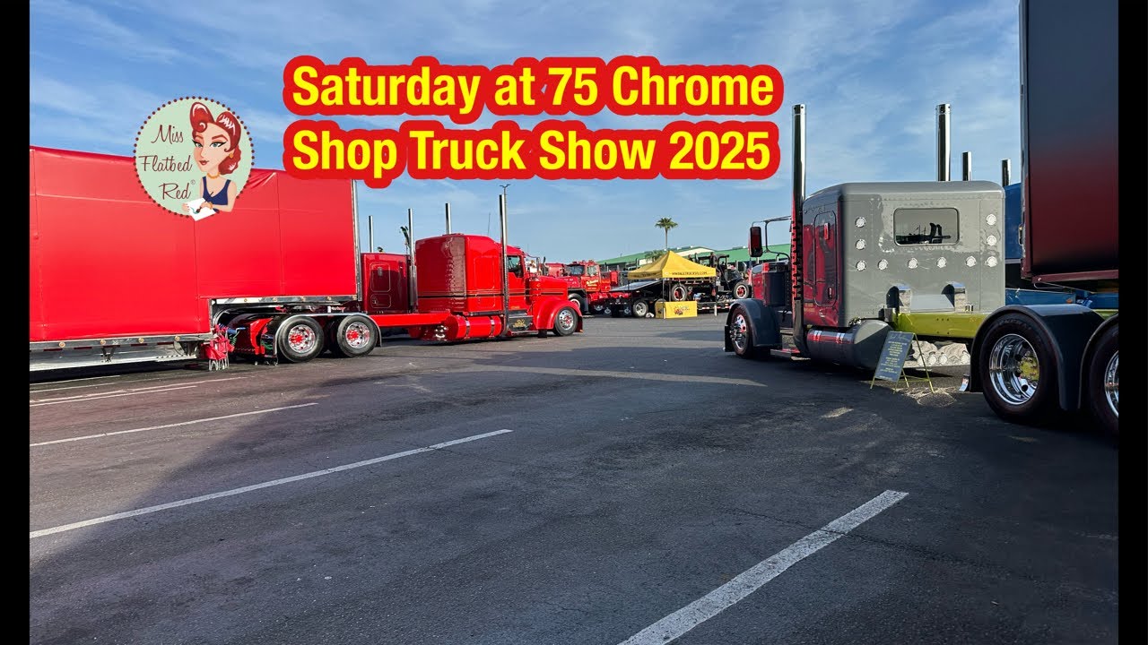 Saturday at 75 Chrome Shop Truck Show - YouTube