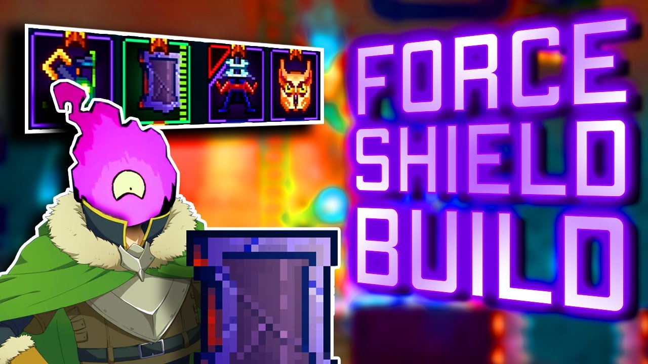 HOLD SQUARE TO WIN | Dead Cells - Force Shield Tactics Build (5BC w ...