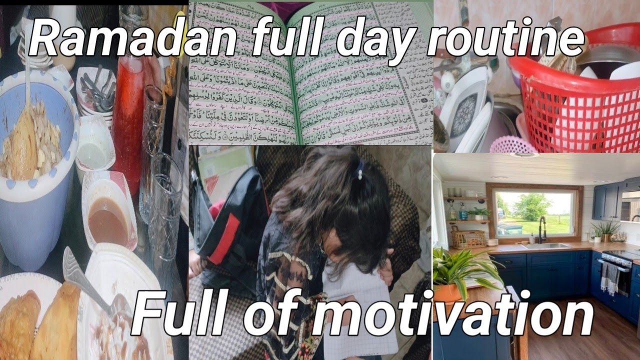 Ramadan Full day Routine With kids / My busy routine in Ramadan / full ...