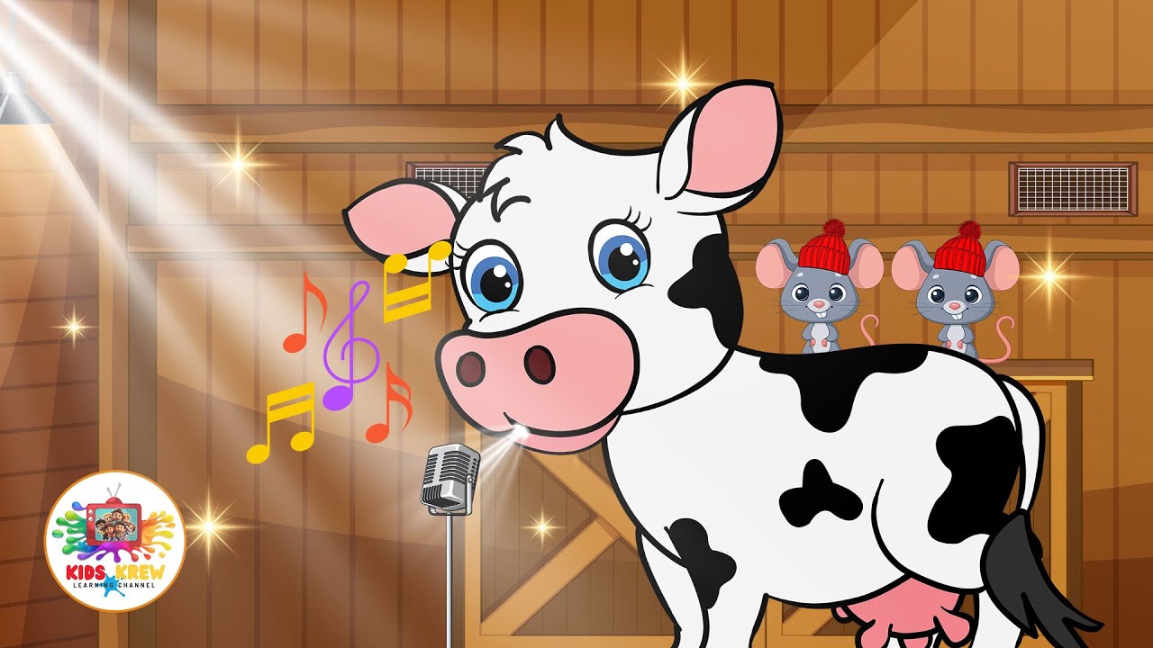 Mrs. Cow | The Cow Song | Kids Songs & Nursery Rhymes By Kids Krew ...