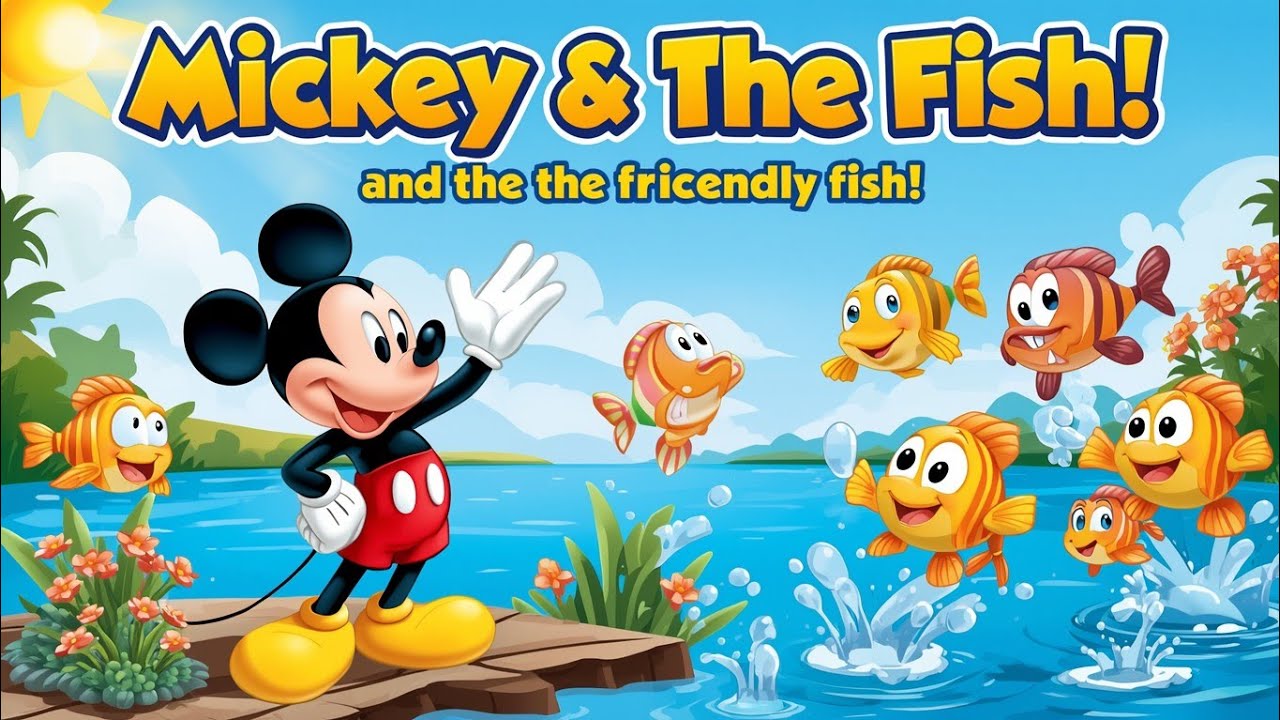 "Mickey Mouse and the Friendly Fish 🐭🐟 | Fun Kids Poem" - YouTube