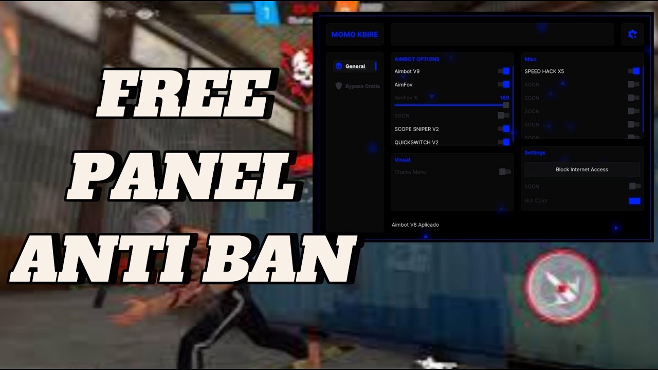 FREE FIRE NEW PANEL IN PC | AWM PANEL | FAKE DAMAGE FIXED | FREE FIRE ...