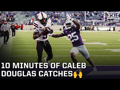 10 Minuten Caleb Douglas' spektakuläre Fänge 🙌 aus der Football-Saison 2025 | Big 12 Football