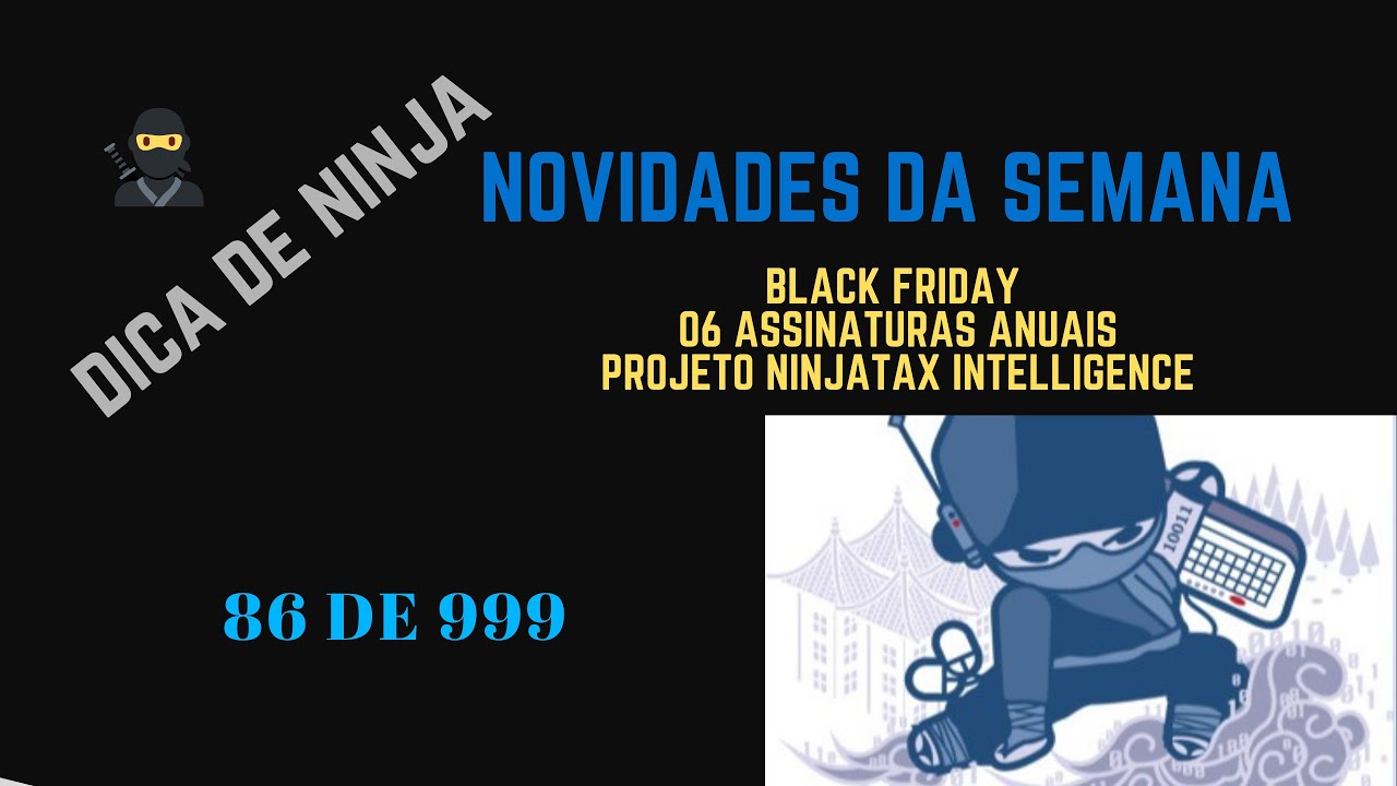Dica de Ninja 86 – 3 destaques que você não pode perder! 🥷🔥. Black ...