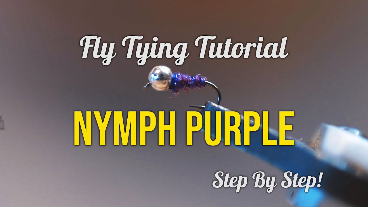 Nymph Purple - Fly Tying Tutorial Step By Step - YouTube