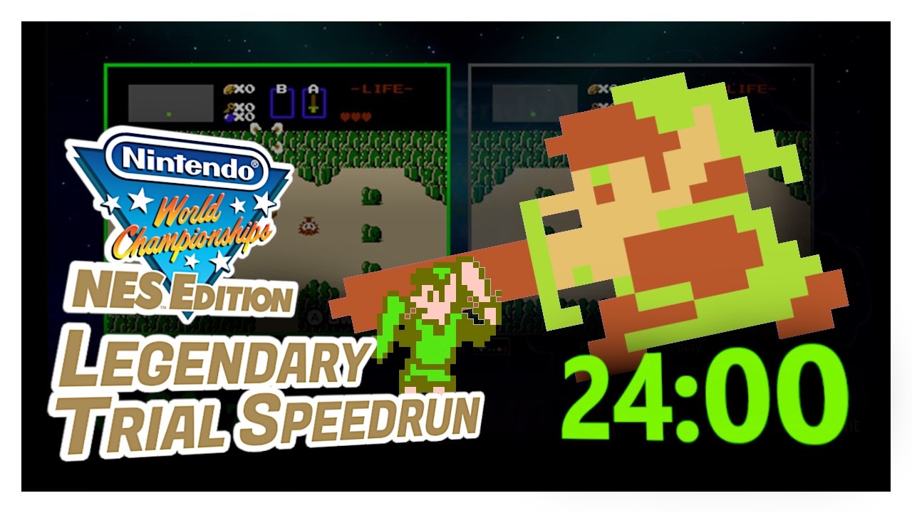 NWC: NES Edition - Legendary Trial Speedrun in 24 MINUTES - YouTube