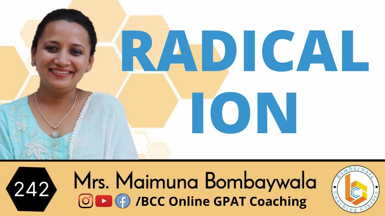 radical ion 1 || reaction intermediates 20 || radical anion - YouTube