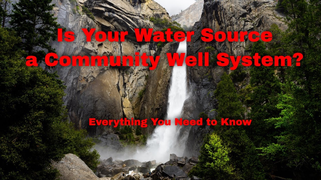 Sequim Community Water Systems and Private Well Systems - YouTube