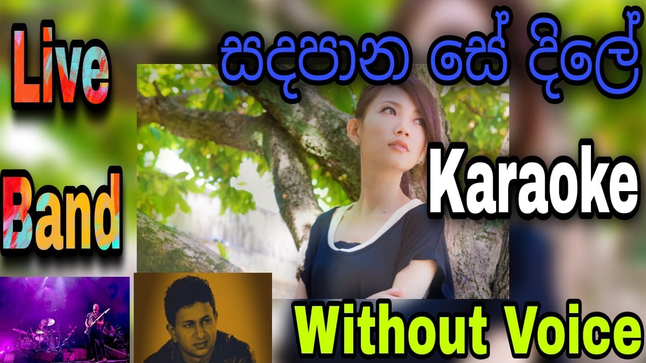 Sandapana Se Dile Karaoke සඳපාන සේ දිලේ Indika Prasad #sinhala_karaoke - YouTube