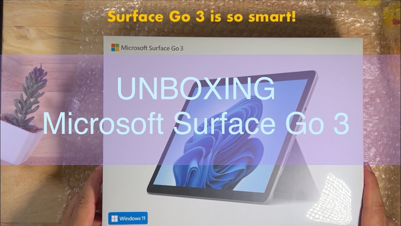 Unboxing Microsoft Surface Go3 - YouTube
