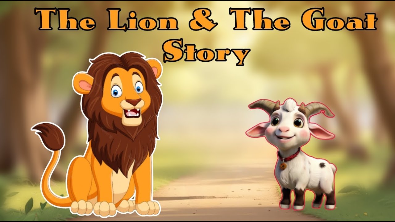 Short Story in English | The Lion & The Goat Story | MoralStories92 ...