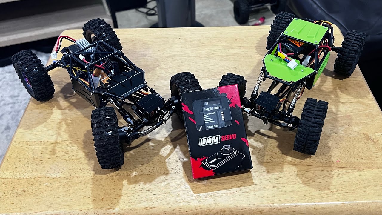 New Injora S11 servo on the SCX24 Rock buggies!!!! - YouTube