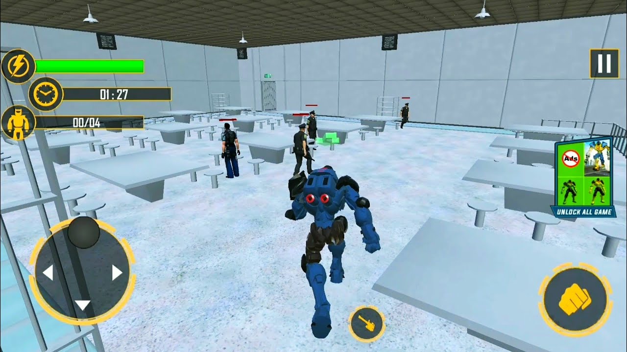 ROBOT MONSTER PENJAHAT MELAWAN POLISI | Android Gameplay | Rution Games ...