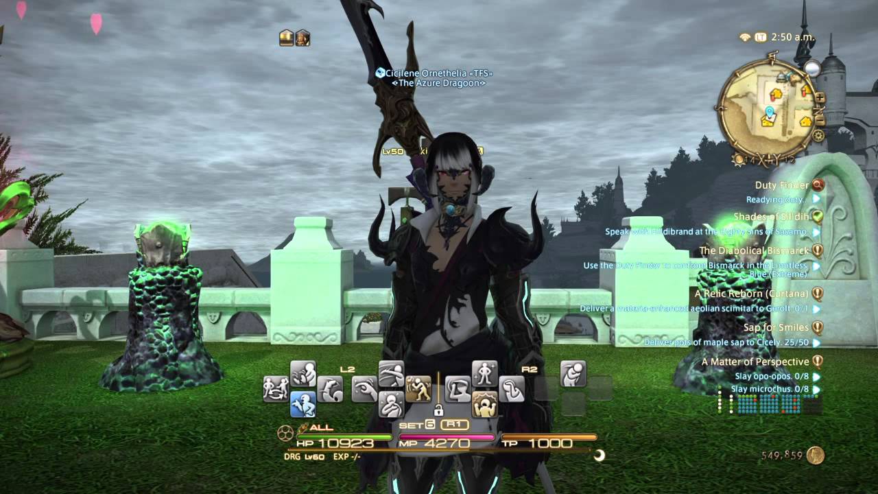 FINAL FANTASY XIV: Heavensward - My Personal DRG Rotation - YouTube