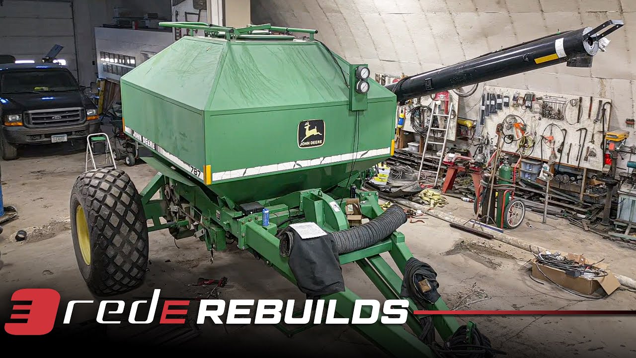 How Red E makes a 25+ Yr Old John Deere 787 Air Cart NEW Again - Ada ...