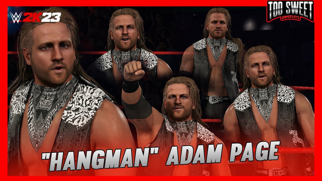WWE 2K23 “Hangman” Adam Page Entrance, Top Moves, Signatures, Finishers ...