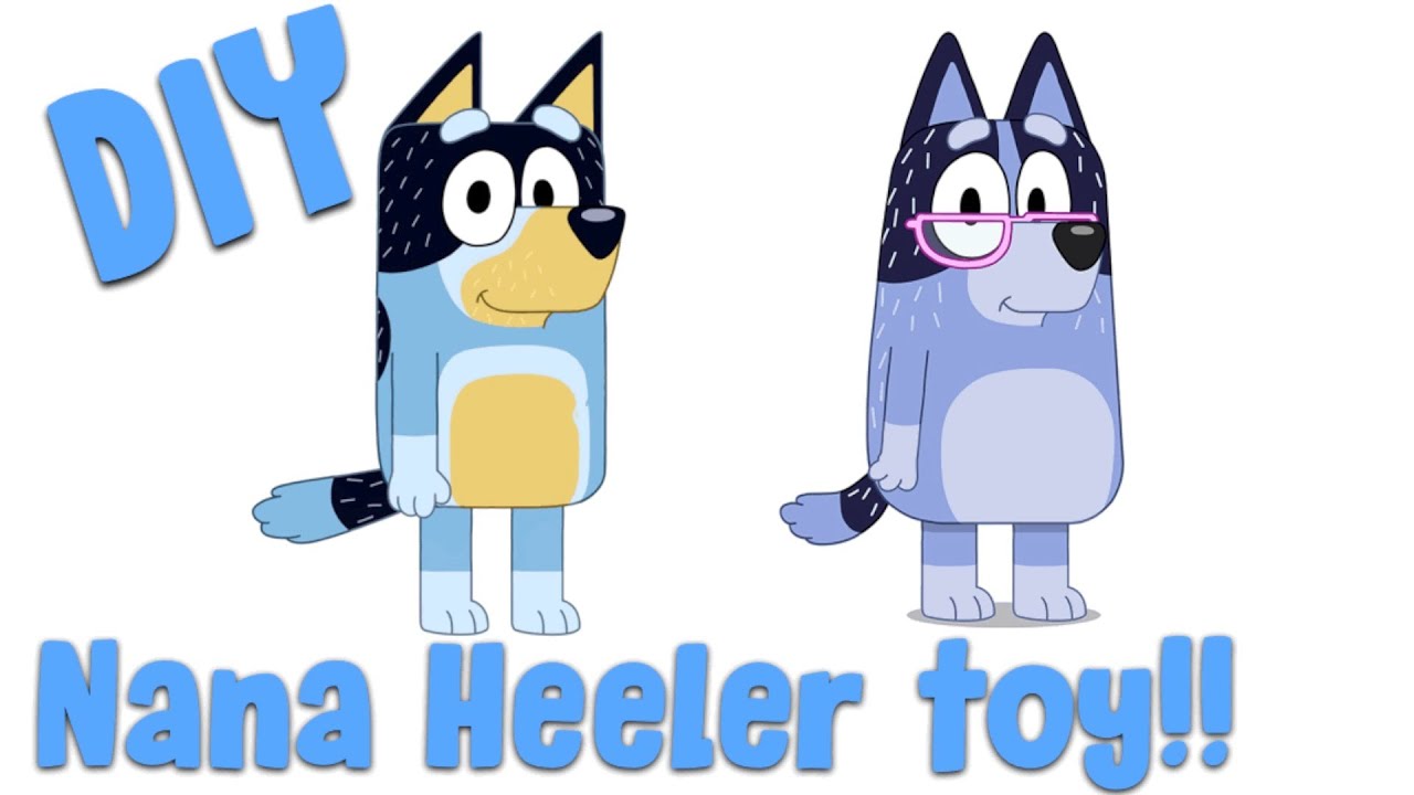 ️🎨 DIY Bluey's Nana | Nana Heeler | DIY Chris Heeler | PB & Jaam ...