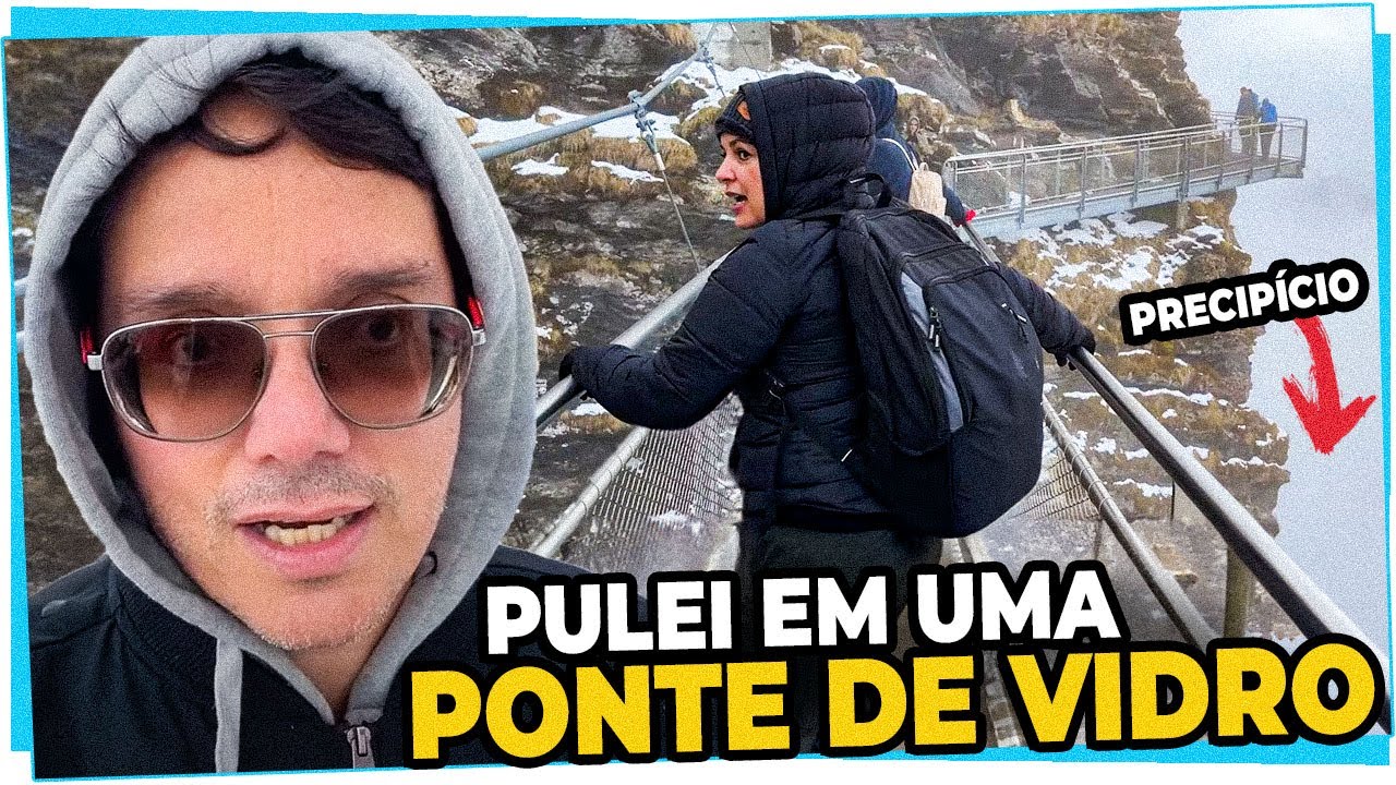 SUBI NO MONTE FIST E ANDEI EM UMA PONTE DE VIDRO NUM PRECIPÍCIO ...