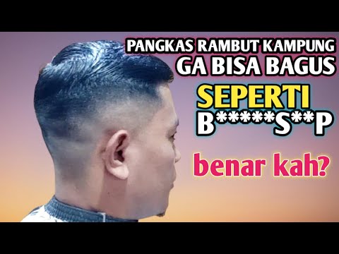 CARA POTONG RAMBUT PRIA model rapi - YouTube