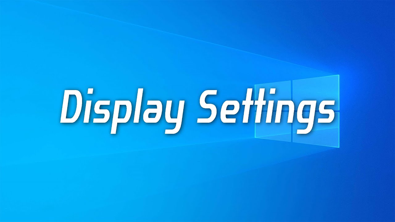 How can I control all Display settings in Windows 10 - ازاى اتحكم فى ...