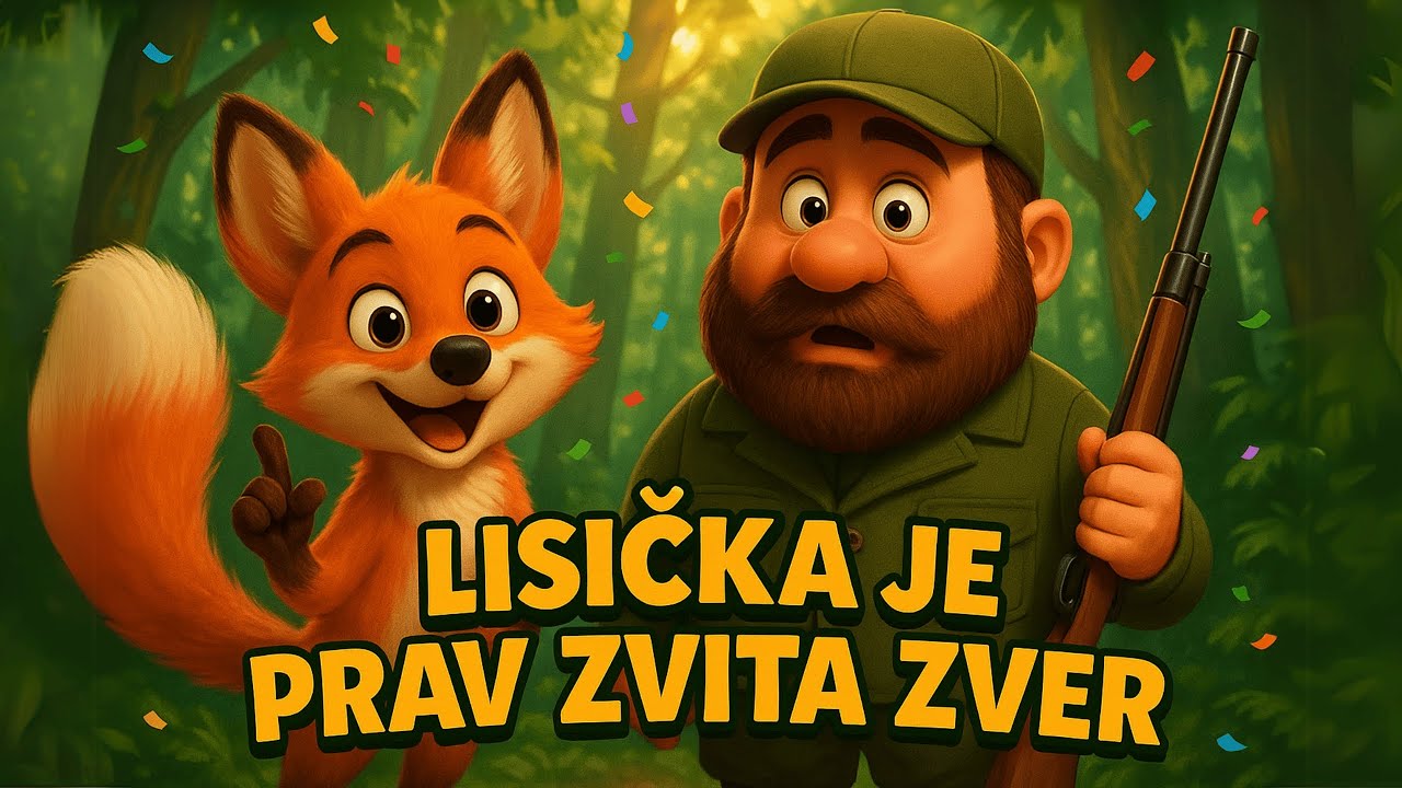 Lisička Je Prav Zvita Zver 🦊 | Slovenska Otroška Pesmica - YouTube