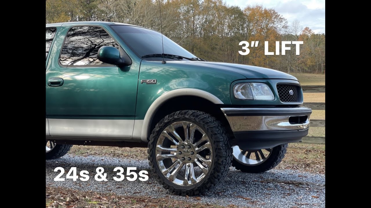 Does it rub? | 24s & 35s | 3 inch lift - YouTube